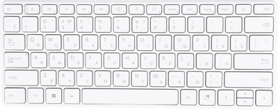 Обзор товара клавиатура Microsoft Designer Compact Keyboard Monza, USB, беспроводная, белый [21y ...