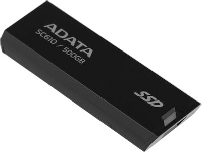 Характеристики Внешний диск SSD A-Data SC610, 500ГБ, черный [sc610-500g ...