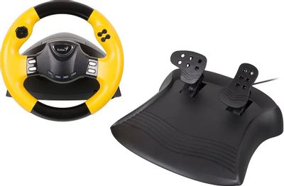 Отзывы на Руль Genius SpeedWheel RV 12кноп. (с педалями) черный в ...