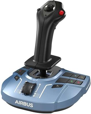 Джойстик проводной Thrustmaster Airbus Edition TCA Sidestick X голубой ...