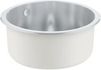 Кухонная мойка GROHE K200 нержавеющая сталь, 44см х 44см, нержавеющая ...