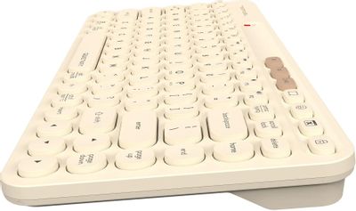 Клавиатура A4TECH Fstyler FBK36C AS, USB, Bluetooth/Радиоканал, бежевый ...