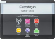 10.1" Планшет Prestigio Wize 3151 3G 1/16 GB MTK8321 3G, 1280 x 800 ...