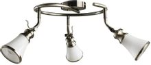 Спот ARTE LAMP Vento A9231PL-3AB, 40Вт, патрон E14 х 3шт, накладной, на ...