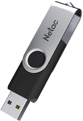 Характеристики Флешка USB NETAC U505 16ГБ, USB3.0, черный и серебристый ...