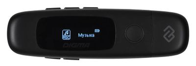 MP3 плеер Digma U4 flash 8ГБ черный – купить в Ситилинк | 1445563