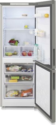 Обзор товара холодильник двухкамерный Бирюса Б-M6033 серебристый ...