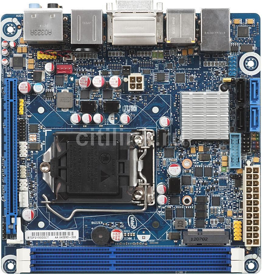 Обзор товара материнская плата Intel DH77DF, LGA 1155, Intel H77, mini ...