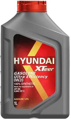 Моторное масло Hyundai XTeer Gasoline Ultra Efficiency, 0W-20, 1л ...
