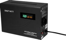 Стабилизатор напряжения SMARTWATT AVR Triac 1000TW черный ...