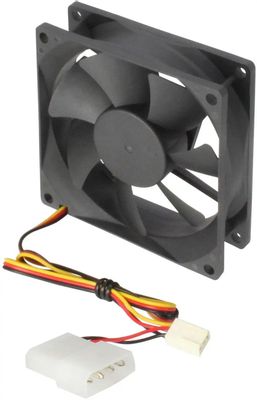 Вентилятор GlacialTech GT Ice 8S Silent 80мм, 3-pin, от БП:4-pin (Molex ...