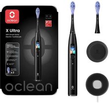 Электрическая зубная щетка OCLEAN X Ultra V8100, насадки для щётки: 2 шт, цвет: черный ...