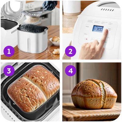 Хлебопечь KitFort КТ-312, белый – купить в Ситилинк | 2010419