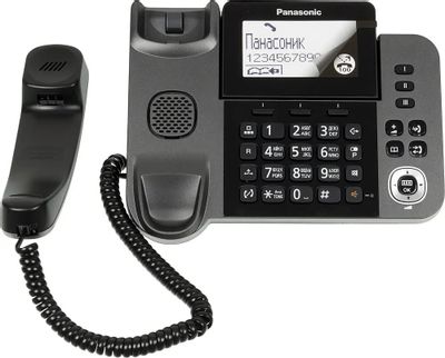 Радиотелефон Panasonic KX-TGF310RUM, серый металлик – купить в Ситилинк ...