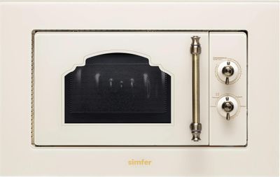 Характеристики Встраиваемая микроволновая печь Simfer MD 2240, 20л, 1080Вт, бежевый [md2240 ...