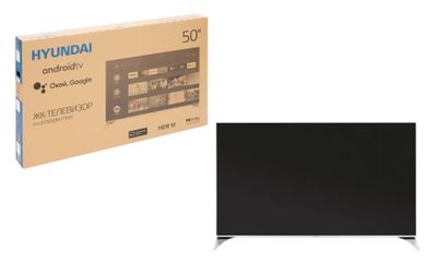 55" Телевизор Hyundai H-LED55QBU7500, QLED, 4K Ultra HD, черный, СМАРТ ...