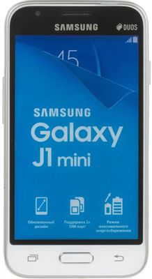 Обзор товара смартфон Samsung Galaxy J1 mini (2016) SM-J105, белый ...