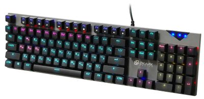Клавиатура Oklick 935G RAGNAR, USB, c подставкой для запястий, черный ...