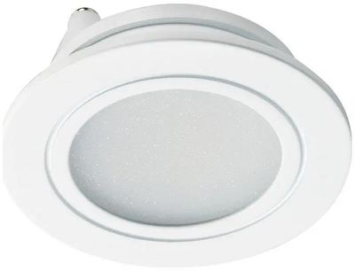 Характеристики Светильник ARLIGHT Ltm Ltm-r60WH-Frost, 3Вт, х 1шт, встраиваемый, на стену, белый ...