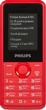 Сотовый телефон Philips Xenium E103, красный – купить в Ситилинк | 371745