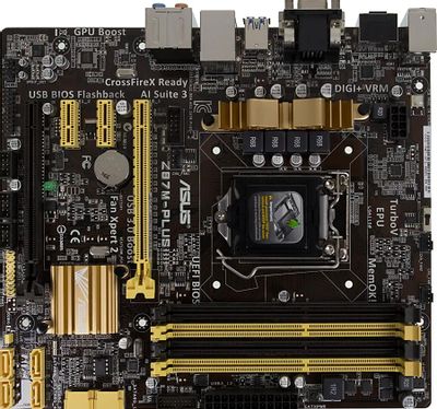 Обзор товара материнская плата ASUS Z87M-PLUS, LGA 1150, Intel Z87 ...