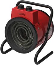 Электрическая тепловая пушка OASIS TP-30R, 3кВт, красный – купить в Ситилинк | 1895484