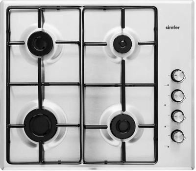 Ответы на вопросы о товаре газовая варочная панель Simfer H60Q40M401, независимая, серебристый ...