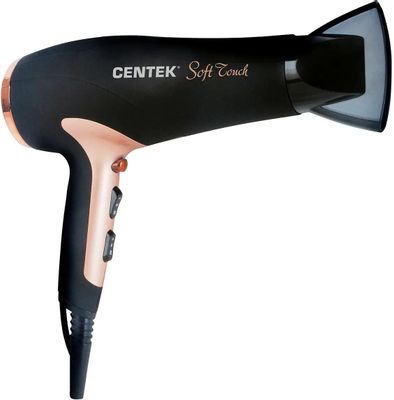 Характеристики Фен CENTEK CT-2241, 1900Вт, черный и бежевый (1881228 ...
