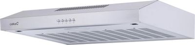 Вытяжка козырьковая CATA C1-T 600 X, управление кнопочное, нержавеющая ...