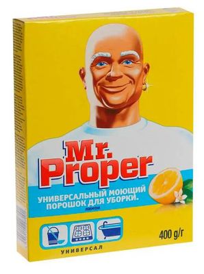 Характеристики Порошок чистящий Mr. Proper 400гр лимон пачка (1489313 ...