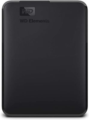 Внешний диск HDD WD Elements Portable WDBUZG0010BBK-WESN, 1ТБ, черный ...