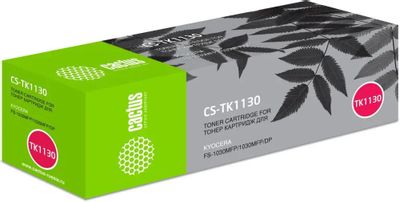 Характеристики Картридж Cactus CS-TK1130, TK-1130, черный / CS-TK1130 ...