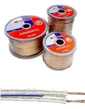 Кабель акустический Sparks SP2075, 2х0.75 кв.мм, 100м, FLAT, прозрачный ...