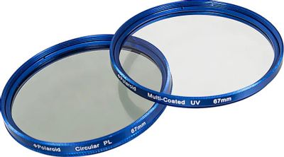 Характеристики Набор фильтров Polaroid MC UV+CPL 67мм blue (779787 ...