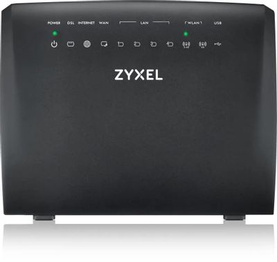 Wi-Fi роутер ZYXEL VMG3925-B10B, AC1600, ADSL 2/2+, черный [vmg3925 ...