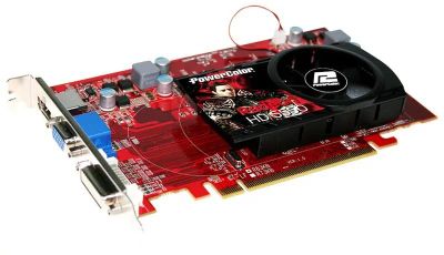 Видеокарта PowerColor AMD Radeon HD 5550 1ГБ DDR3, Ret [ax5550 1gbk3-h ...
