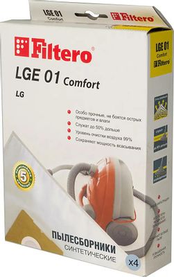 Обзор товара пылесборники Filtero LGE 01 Comfort, пятислойные, 4 шт. (365720) в интернет ...