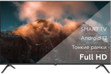 43" Телевизор BQ 43FS38B, FULL HD, черный, СМАРТ ТВ, Android – купить в ...
