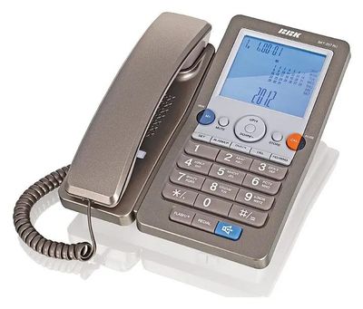 Характеристики Проводной телефон BBK BKT-257 RU, бронзовый (656508 ...
