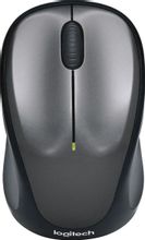 Мышь беспроводная Logitech M235, радио, оптическая, USB, 1000dpi, серый ...