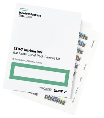 Характеристики Наклейка HPE Q2014A LTO-7 Ultrium RW Bar Code Pack ...
