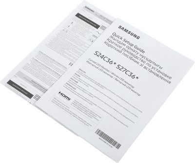 27" Монитор Samsung S27C360EAI, 1920x1080, VA, 75Гц, 1хHDMI, изогнутый ...