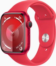 Смарт-часы Apple Watch Series 9 A2980, 45мм, красный/красный [mrxk3zp/a ...