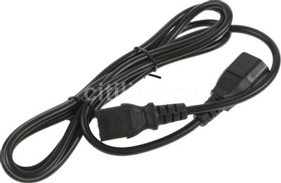 Шнур питания Hyperline (PWC-IEC13-IEC14-1.8-BK) C13-С14 проводник.:3x0 ...
