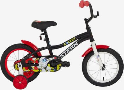 Велосипед STERN Rocket 14 (детский), колеса 14", черный/красный, 9.2кг ...