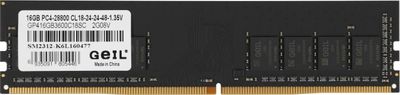Оперативная память GeIL Pristine GP416GB3600C18SC DDR4 - 1x 16ГБ ...