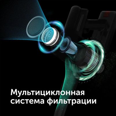 Характеристики Ручной пылесос (handstick) RED SOLUTION V3070, 350Вт, черный/серый (2048176 ...
