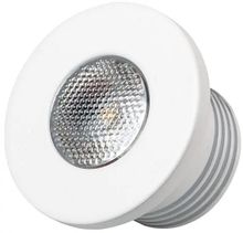 Обзор товара светильник ARLIGHT Ltm Ltm-r35WH, 1Вт, х 1шт, встраиваемый, на стену, белый ...