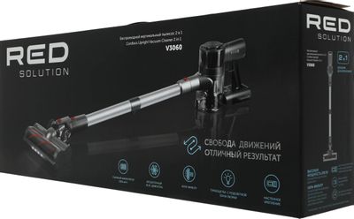 Ручной пылесос (handstick) RED SOLUTION V3060, 250Вт, черный/серый – купить в Ситилинк | 2031902