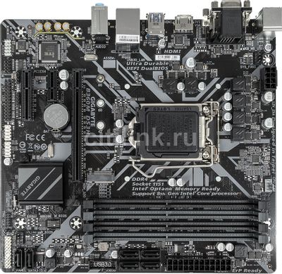 Материнская плата GIGABYTE B360M DS3H, LGA 1151v2, Intel B360, mATX ...
